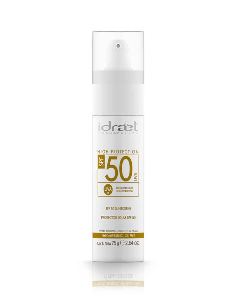 Idraet Dermopurity - Protector Solar SPF 50 - Crema Facial